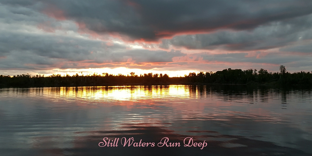 Still Waters Run Deep Waves Of Light
